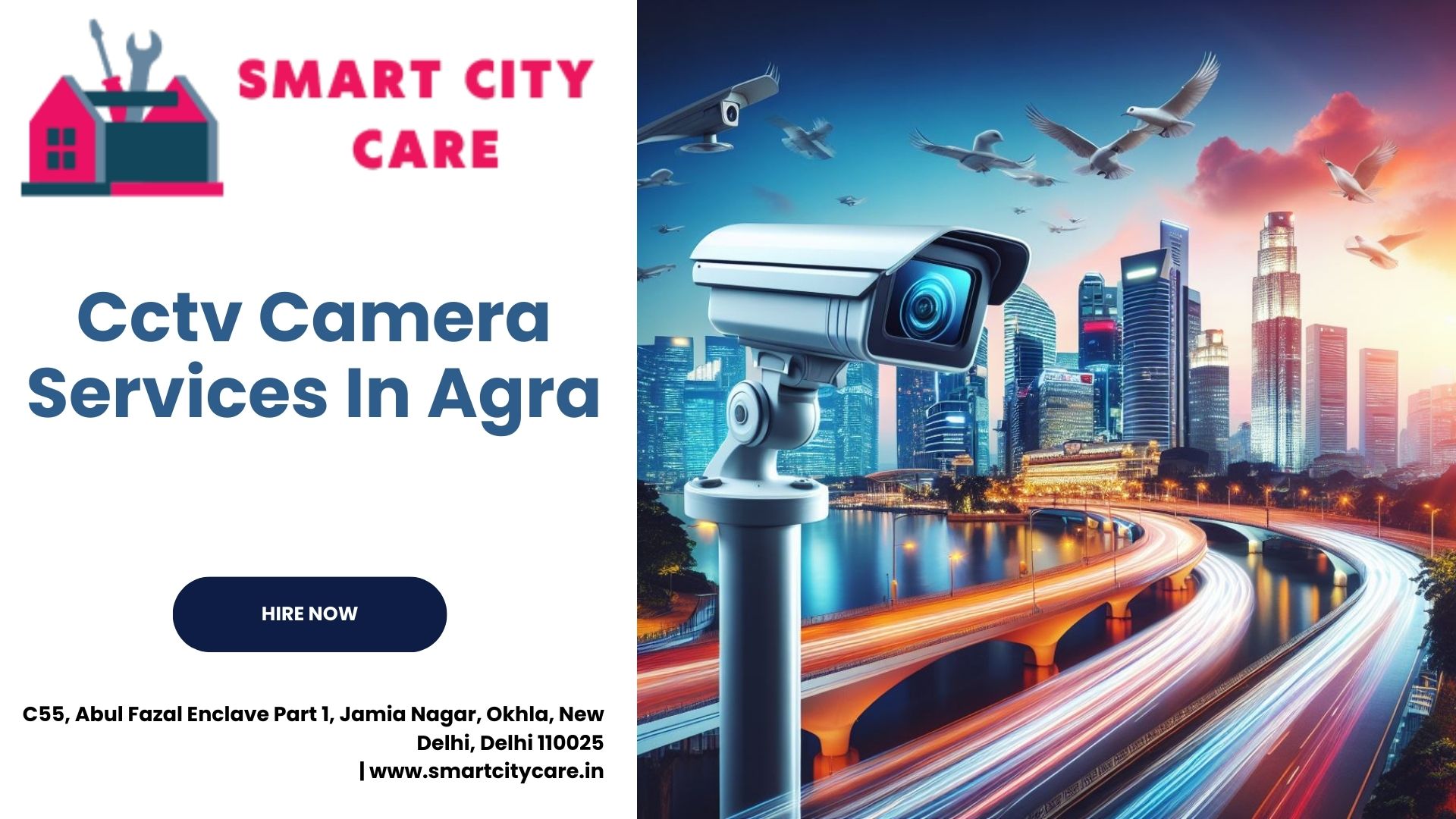 Expert CCTV Camera Installation in Agra