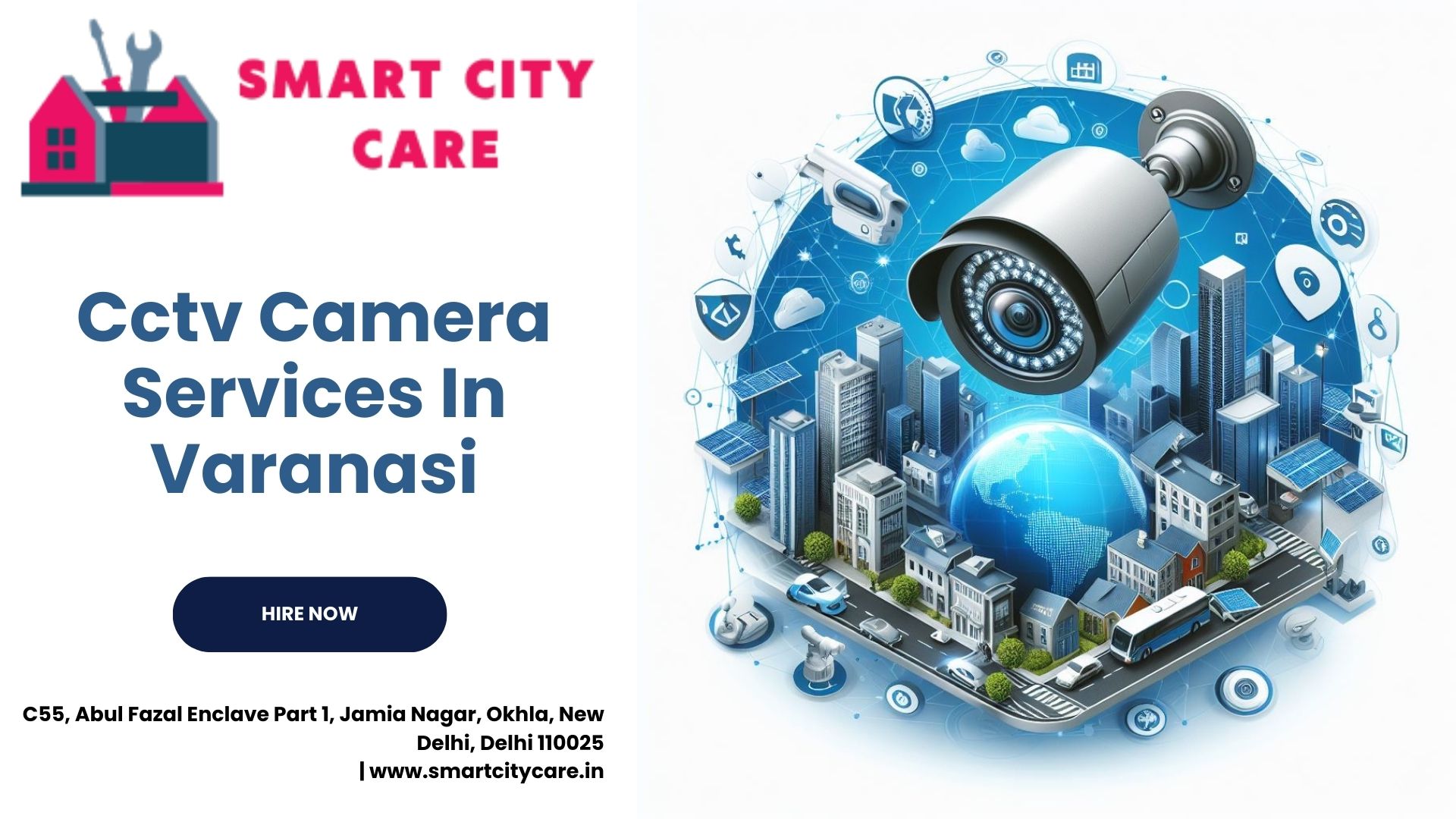 Professional CCTV Camera Installation in Varanasi